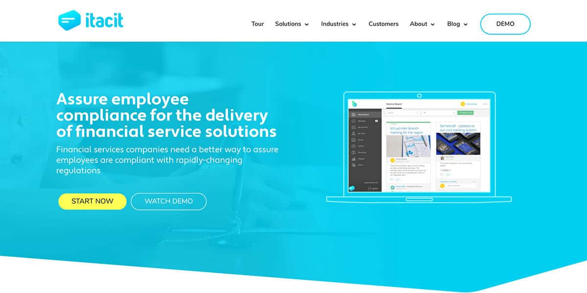 Financial Services Compliance Software | iTacit